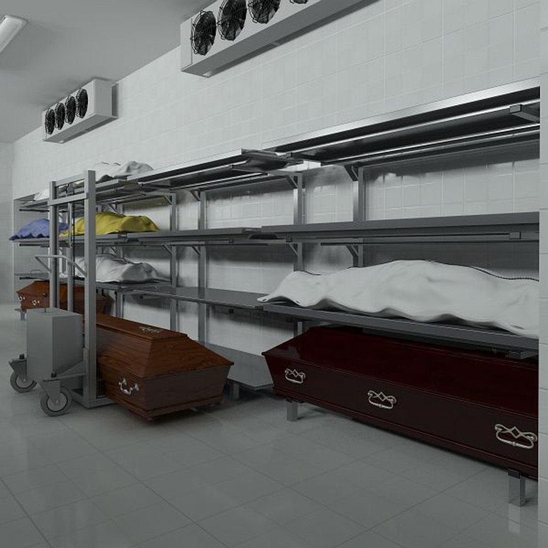 3d Model Morgue Equipment Device