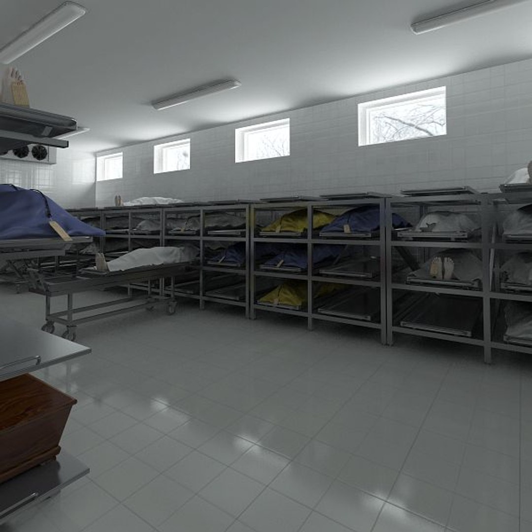 3d Model Morgue Equipment Device