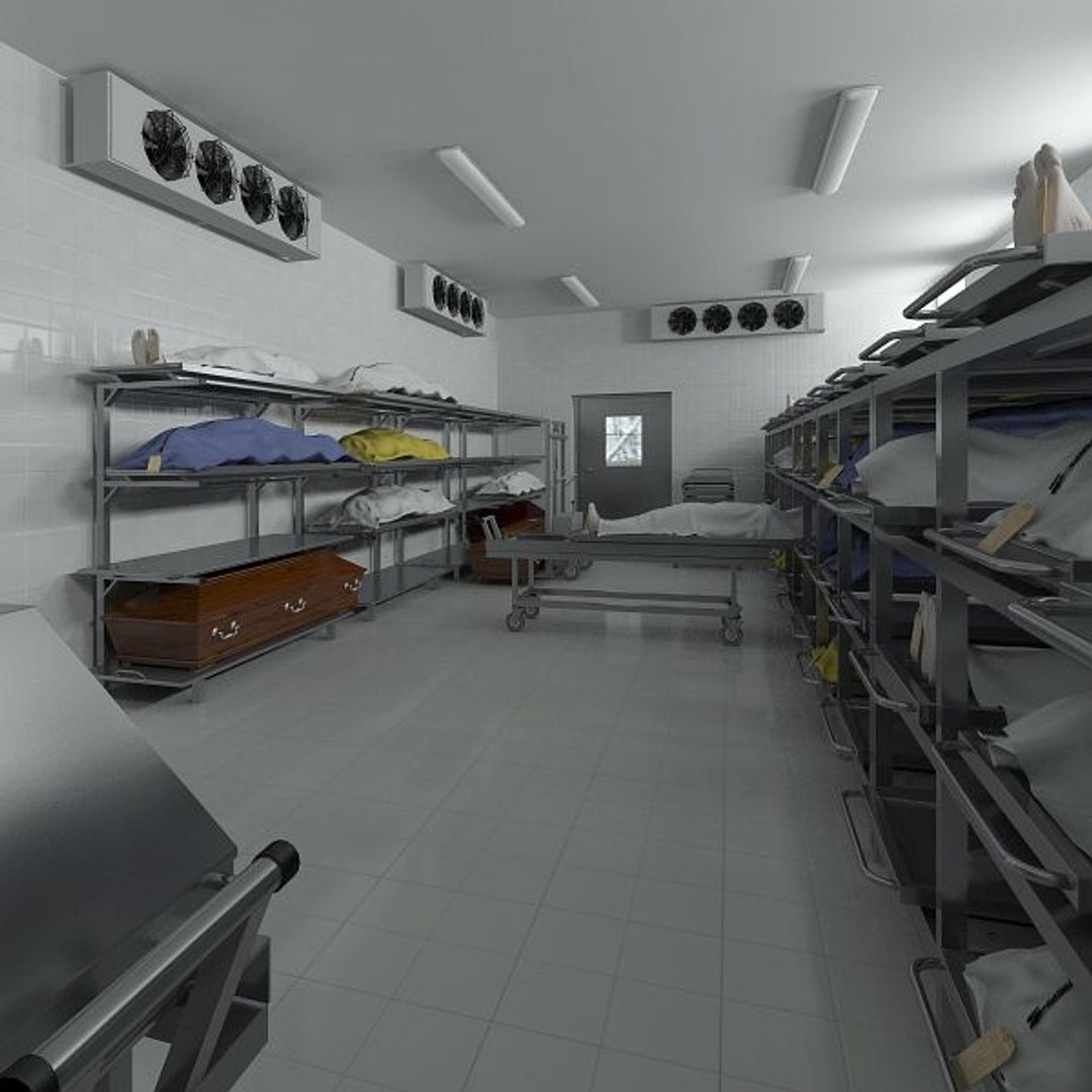 3d Model Morgue Equipment Device