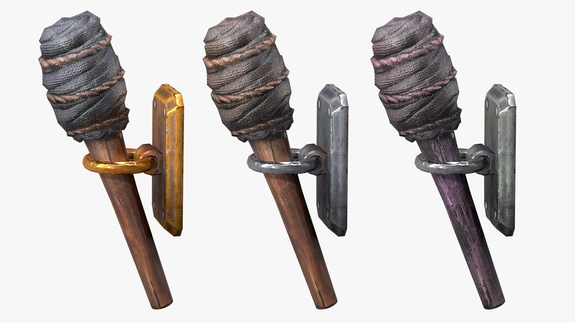 Wooden Torch Model - TurboSquid 1757488