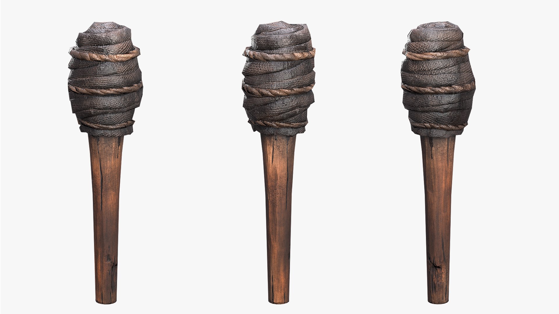 Wooden Torch Model - TurboSquid 1757488