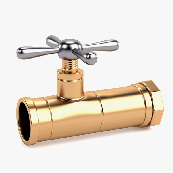 3d model valve water