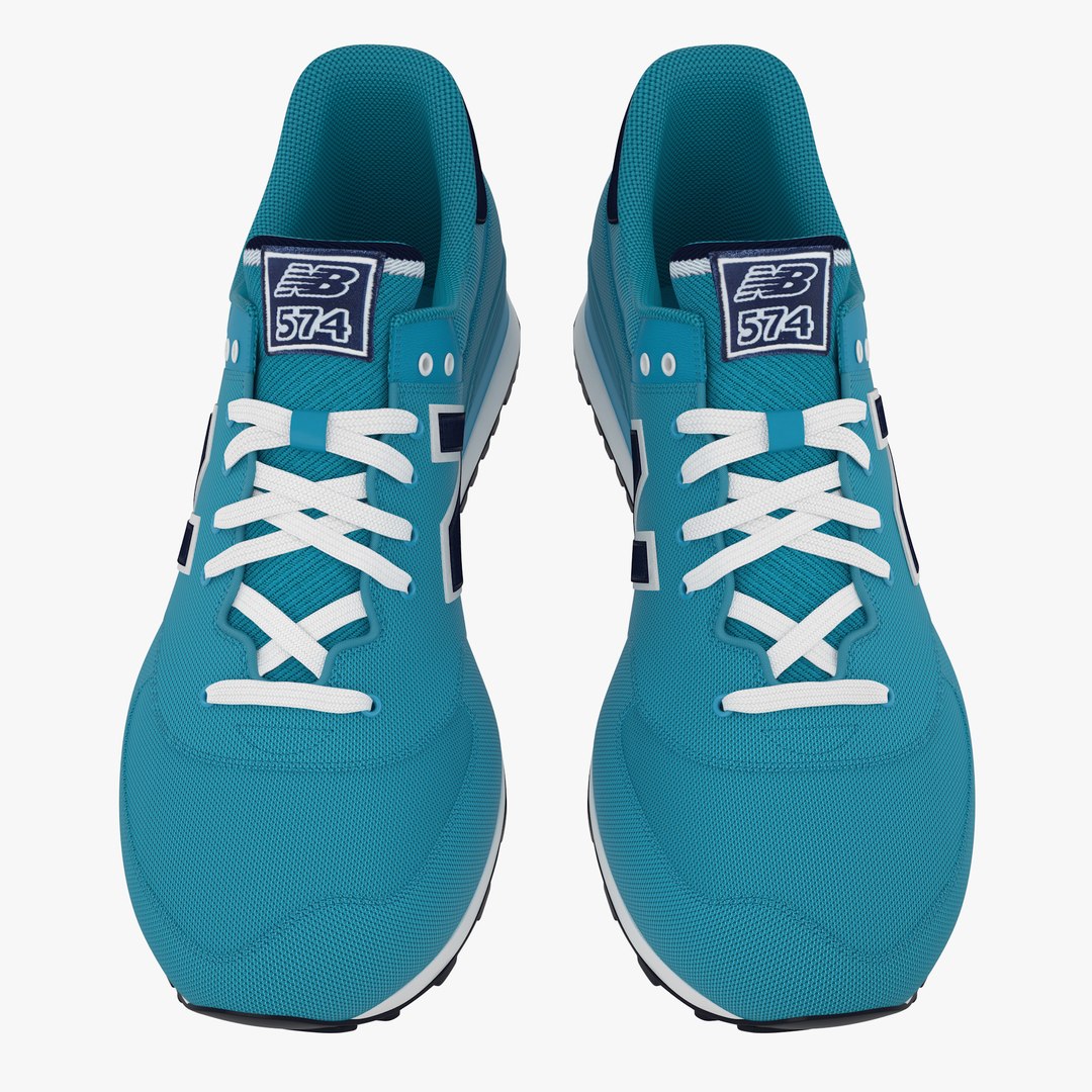 New Balance 574 Blue 3d Model