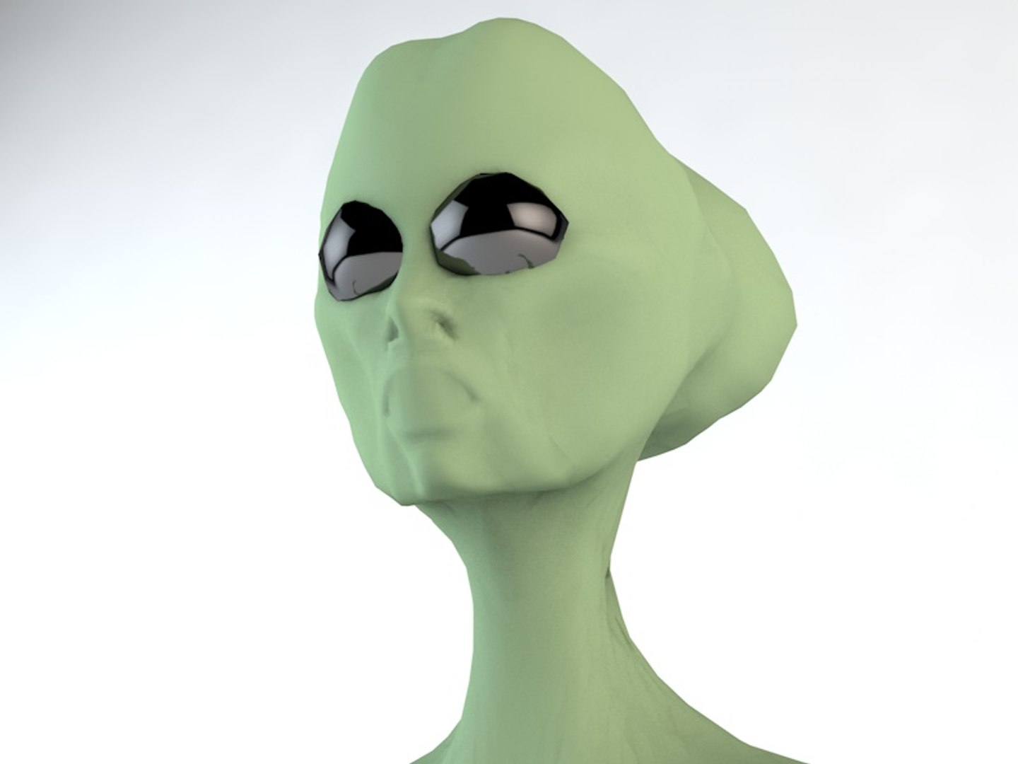 Alien Character 3d Model