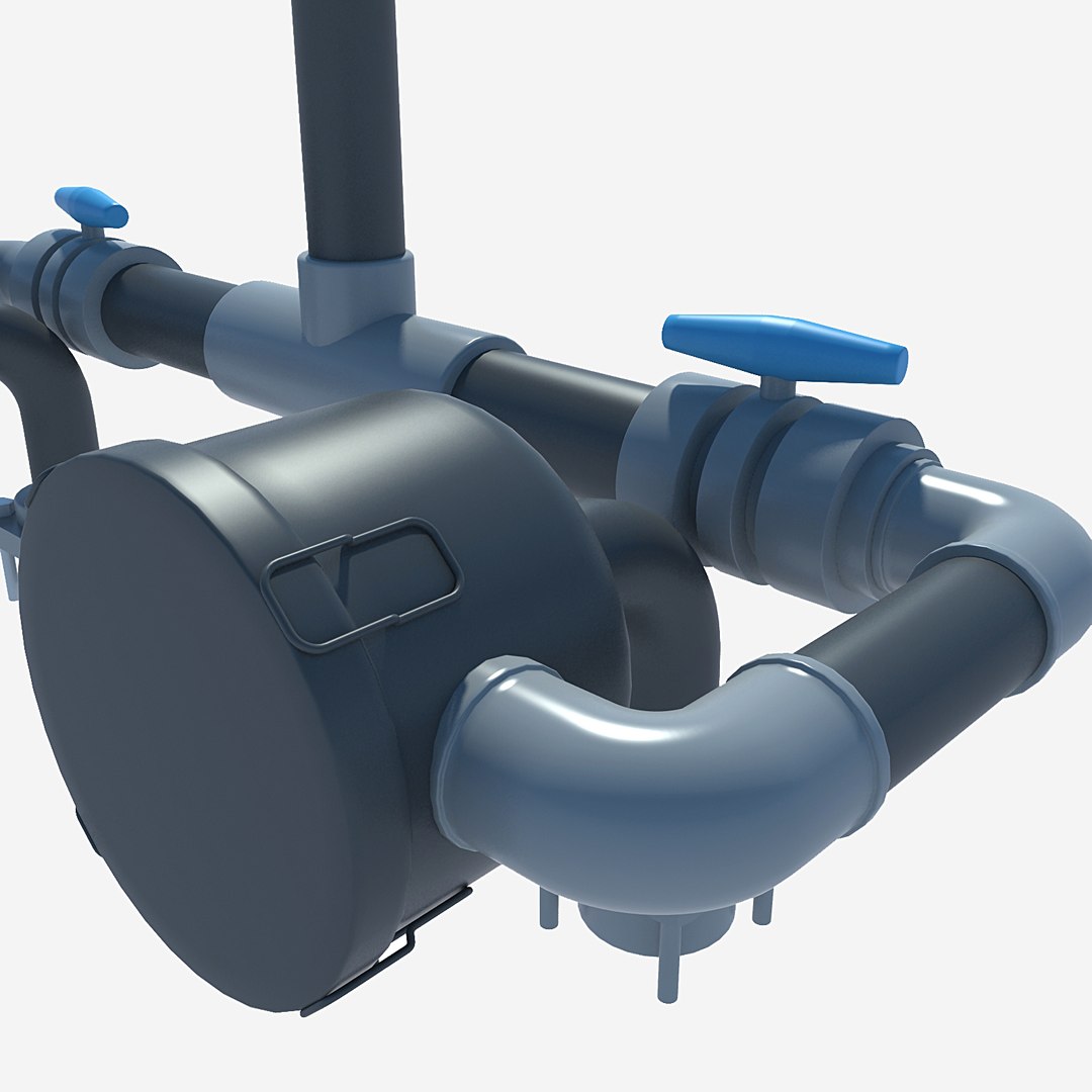 Pipe Pipeline 3d Model