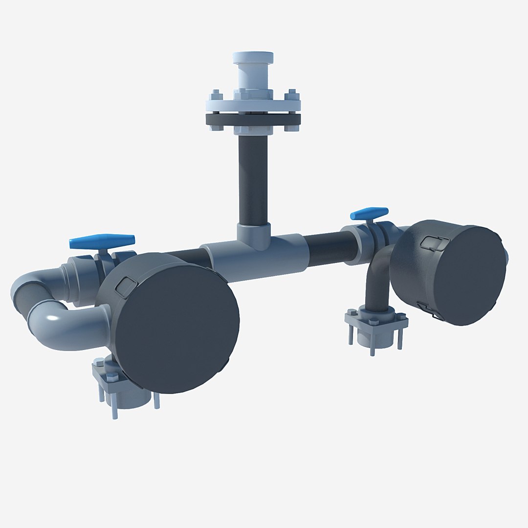 Pipe Pipeline 3d Model