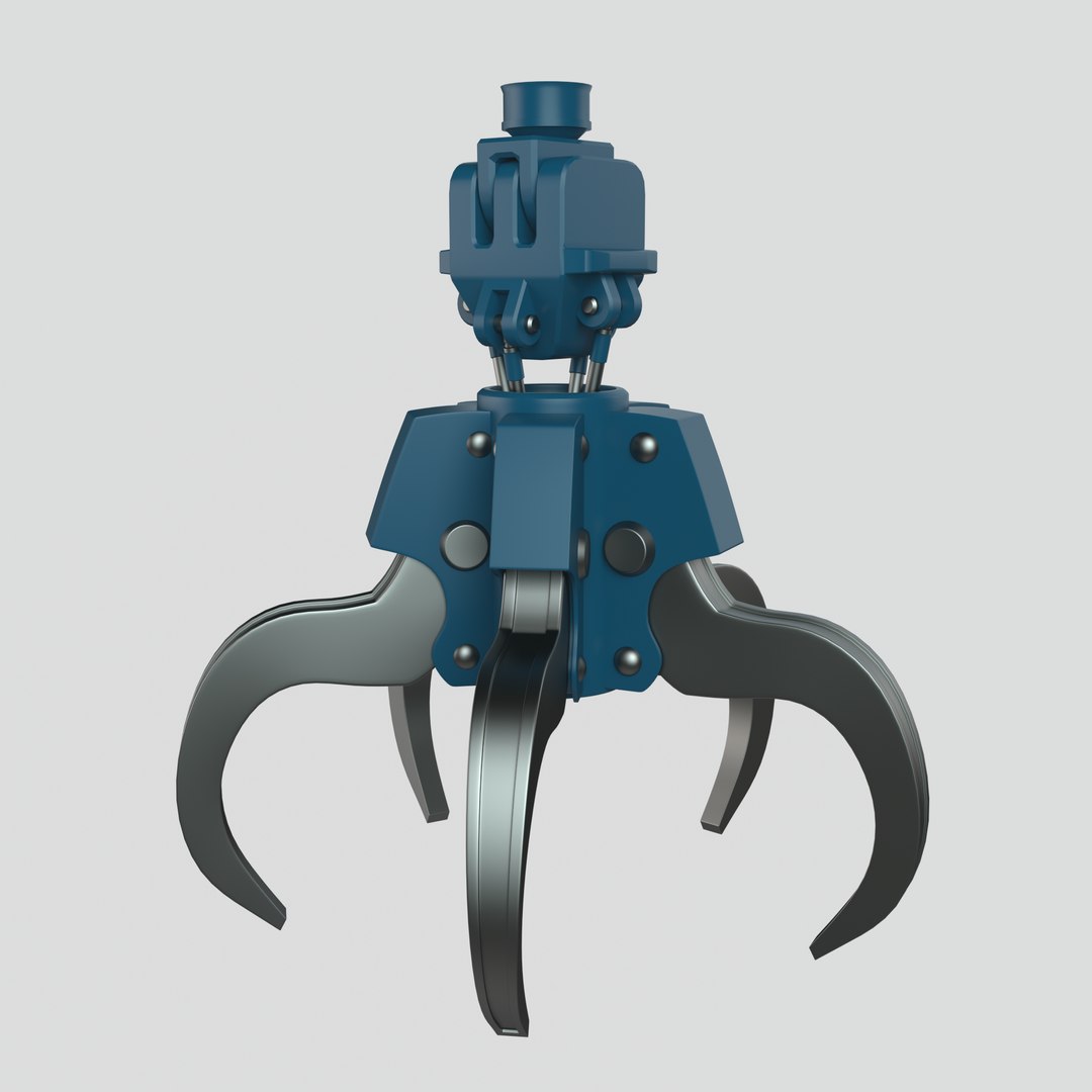 3D Hydraulic Grab - TurboSquid 1509957