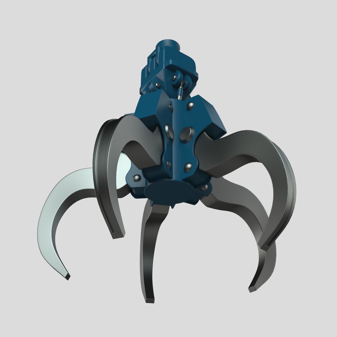 3D Hydraulic Grab - TurboSquid 1509957