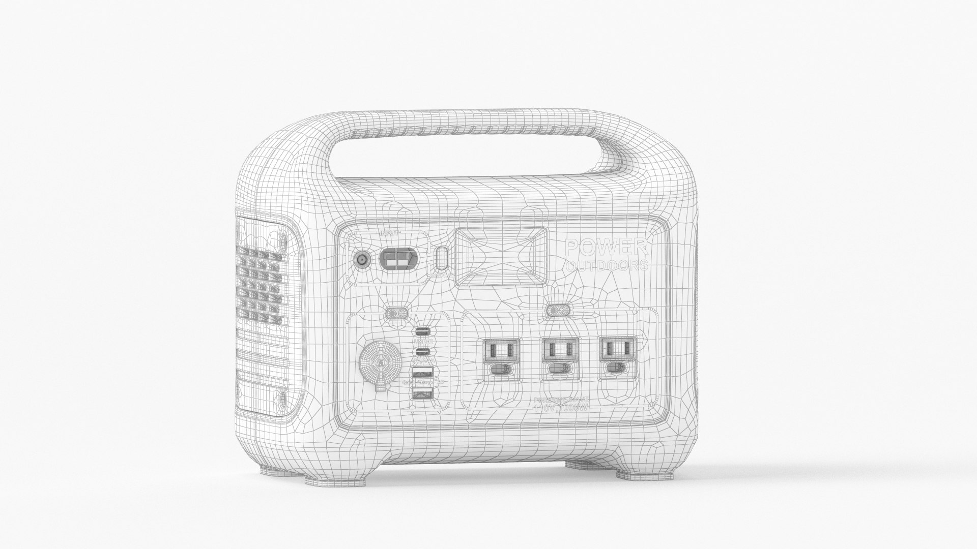 Jackery Portable Power Modeled 3D Model - TurboSquid 1550021