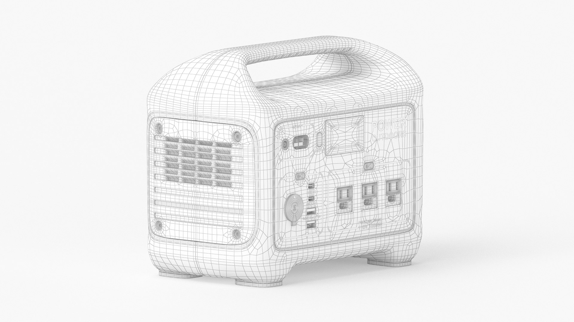 Jackery Portable Power Modeled 3D Model - TurboSquid 1550021