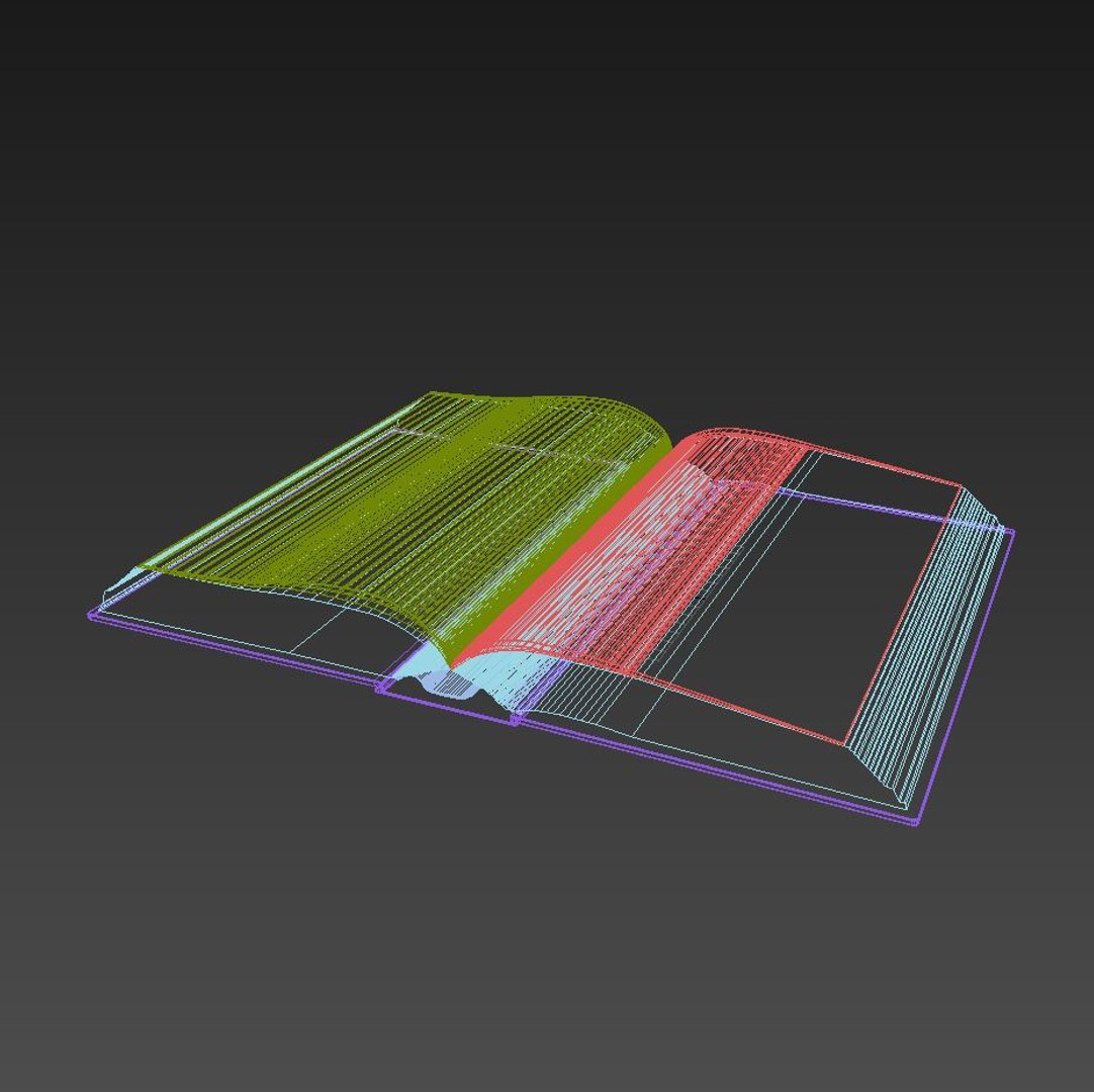 3d Open Book
