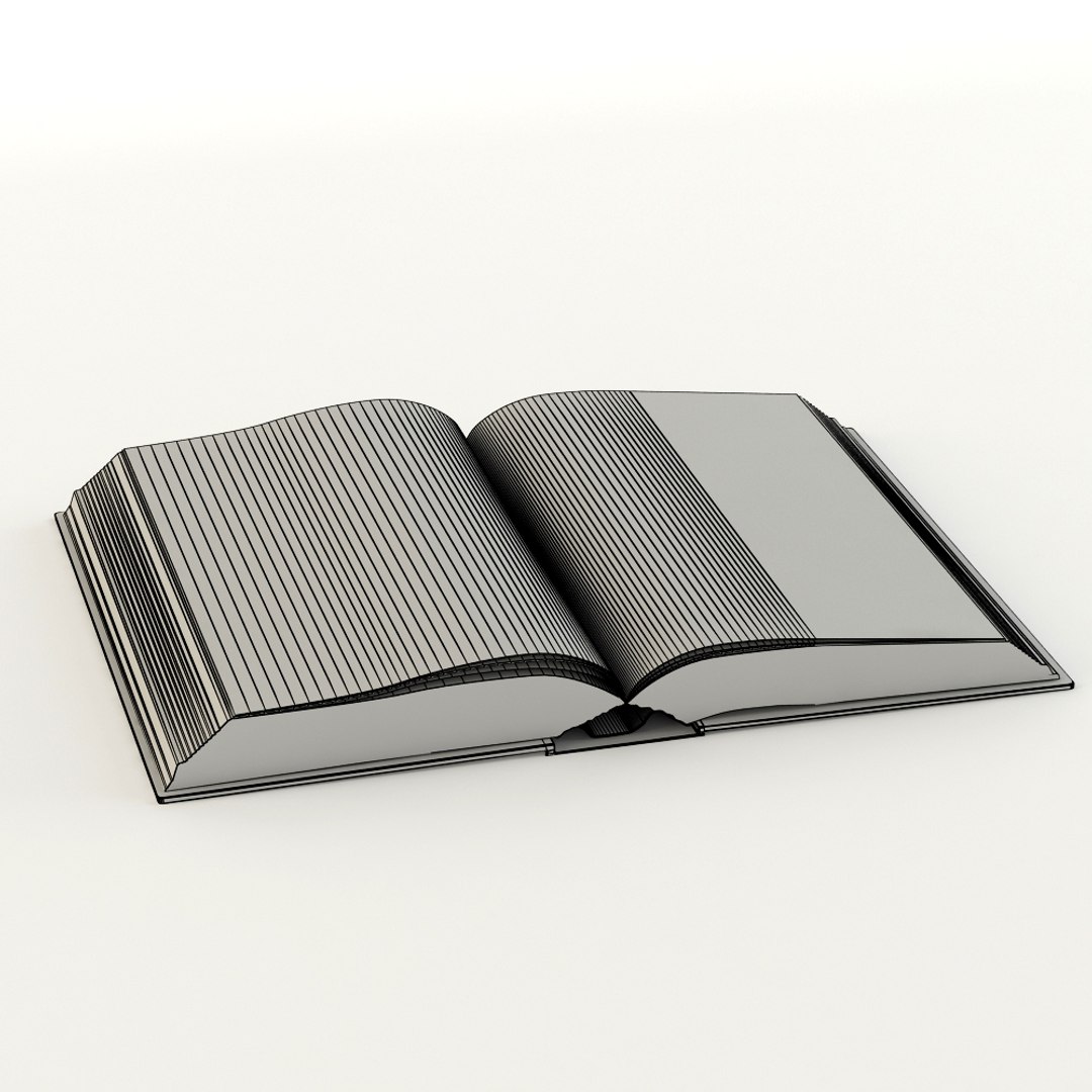 3d Open Book