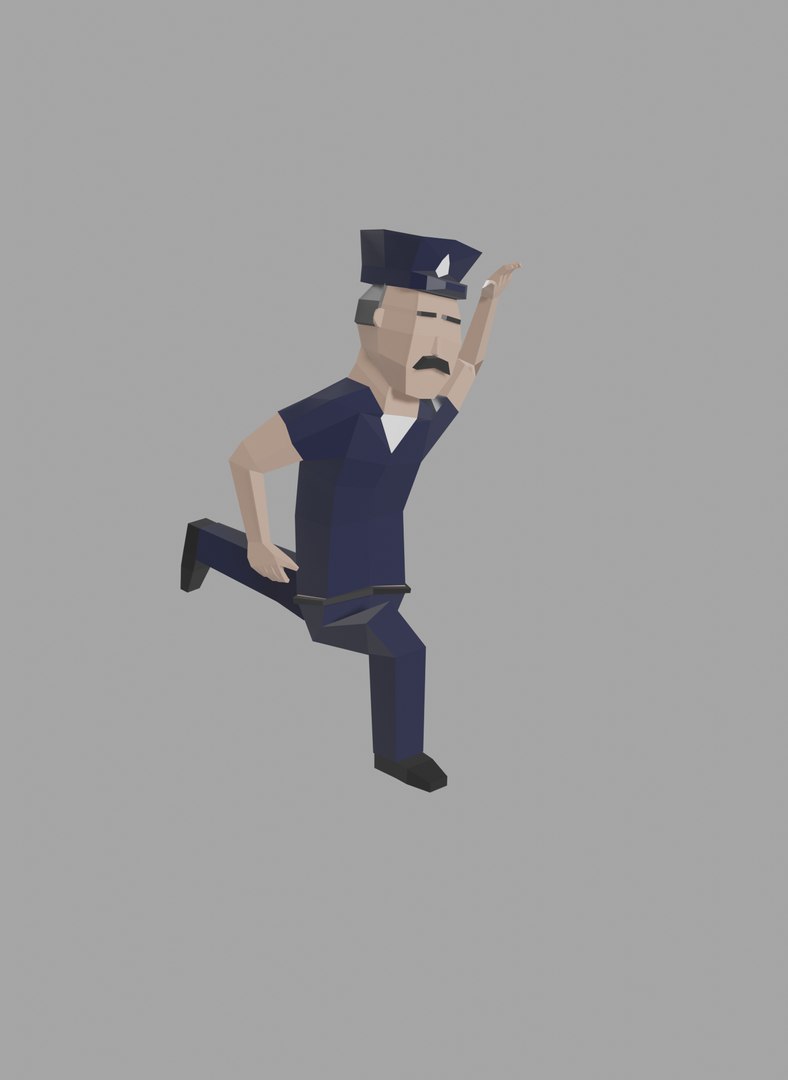 3D Policeman Unity Model - TurboSquid 1565910