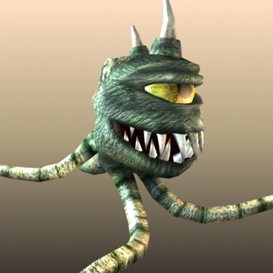 3d Monster Rpg Fps Model