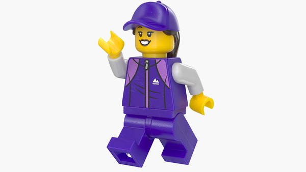 modelo 3d Lego Minifig Mujer Deporte - TurboSquid 2204506