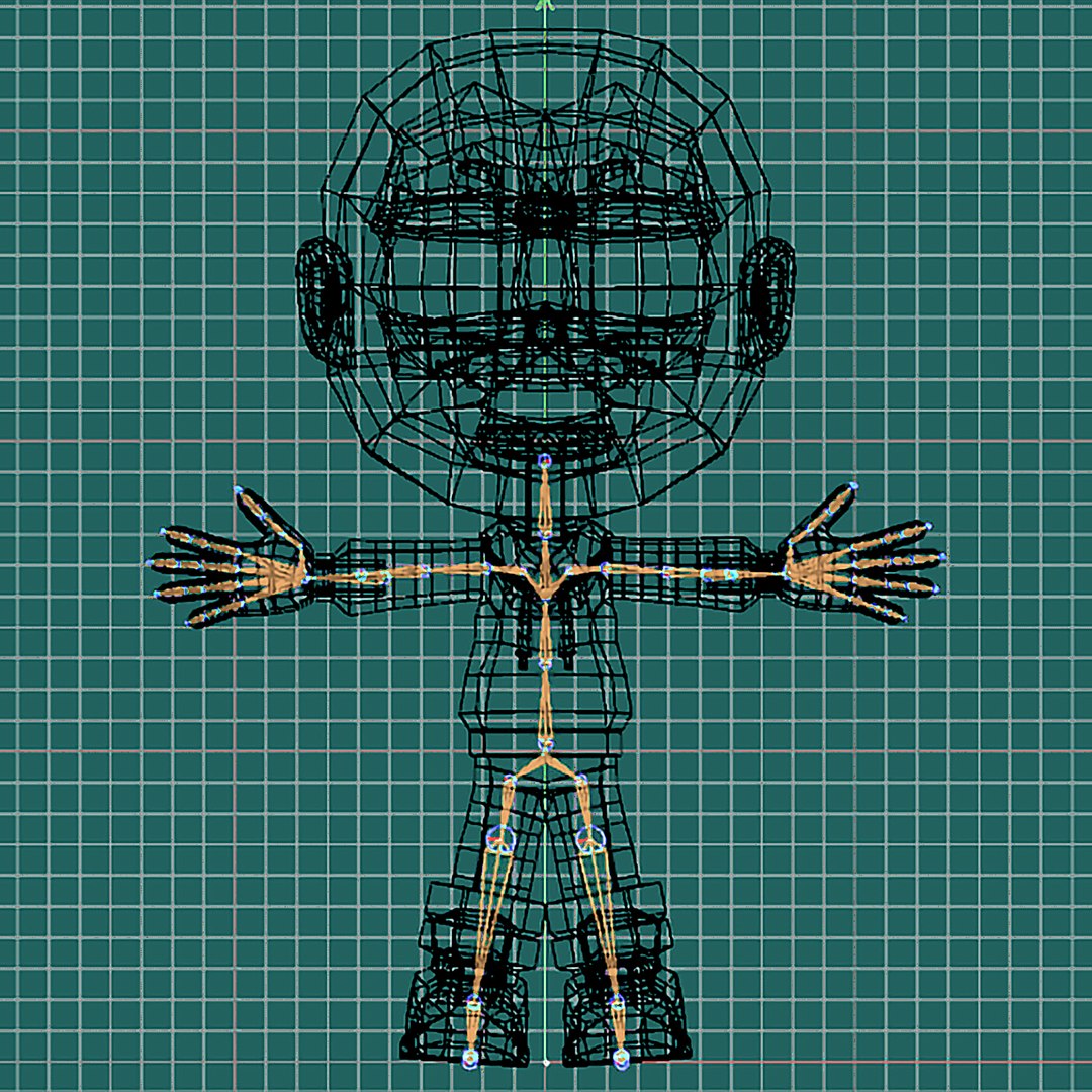 3D Cartoon Anime Character Base For Own Customization - TurboSquid 2419205
