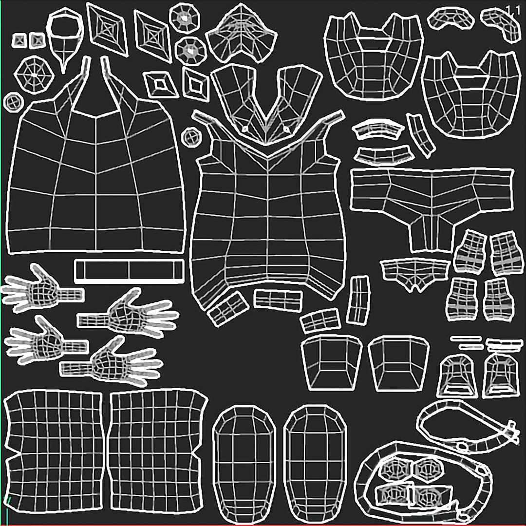 3D Cartoon Anime Character Base For Own Customization - TurboSquid 2419205