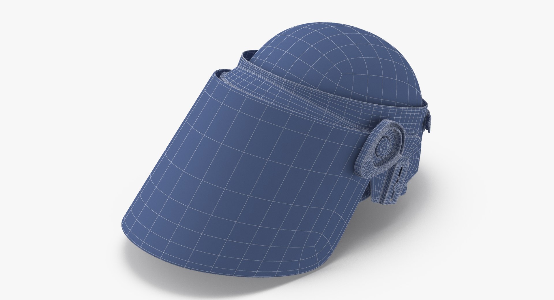 3d model police riot gear helmet