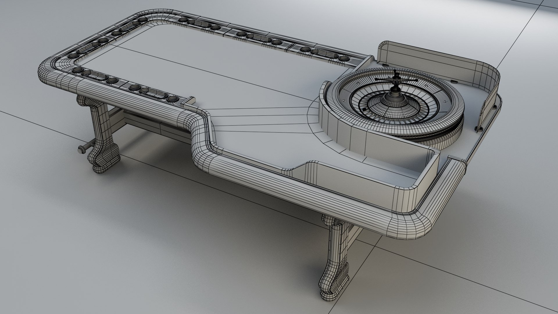 3D Roulette Table - TurboSquid 1515793