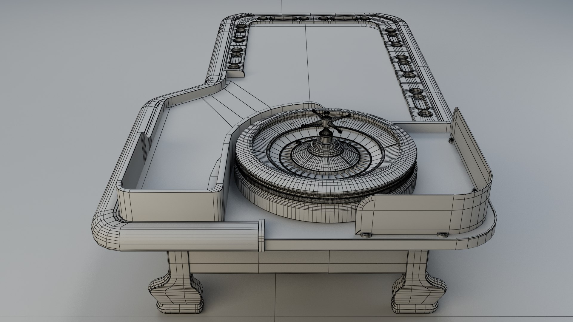 3D Roulette Table - TurboSquid 1515793