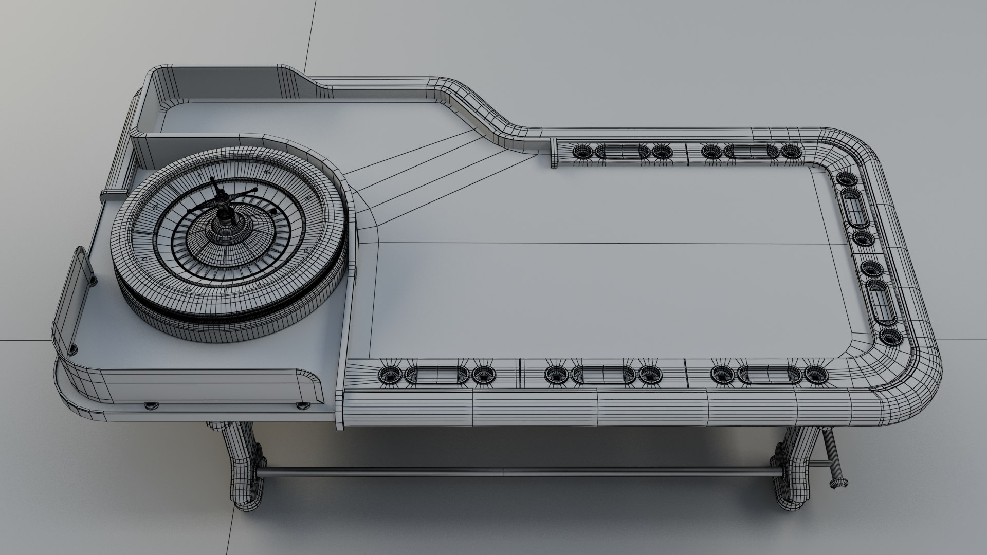 3D Roulette Table - TurboSquid 1515793