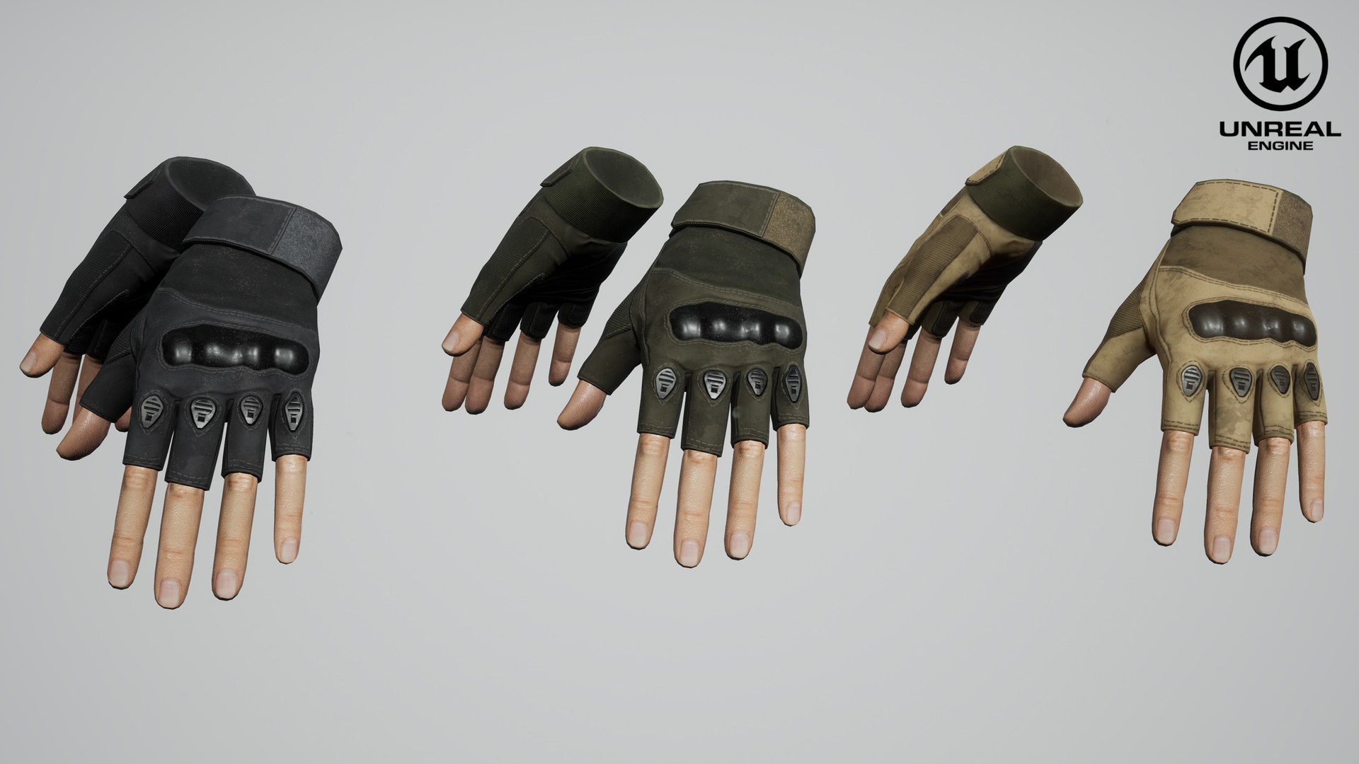Tactical Gloves Model - TurboSquid 1960194