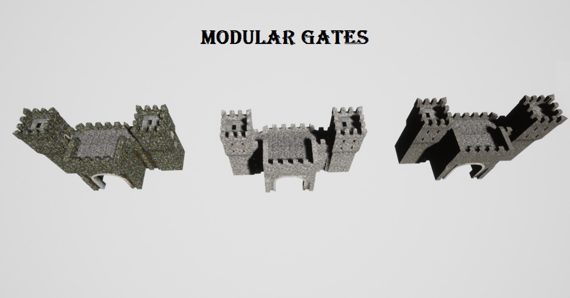 3D Modular Medieval Castle - TurboSquid 1470266