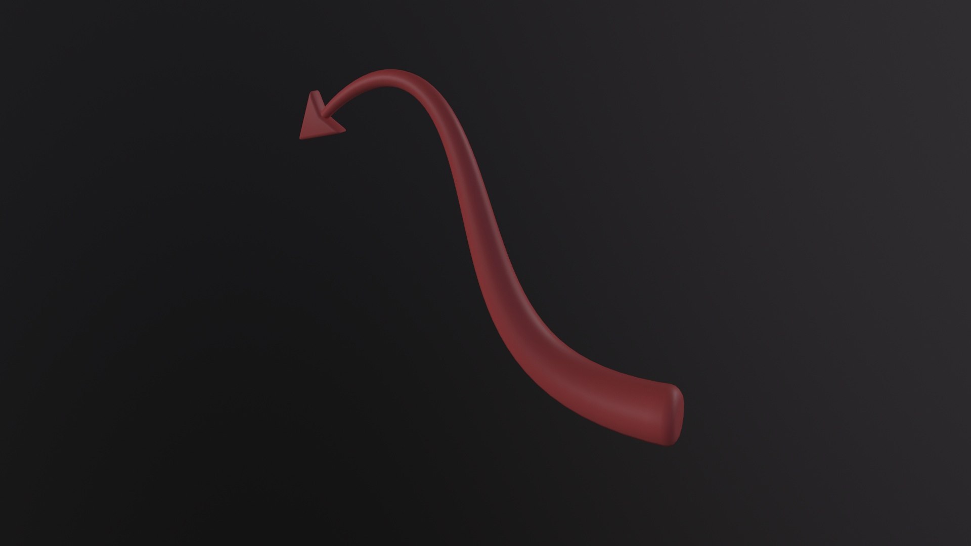 3D Devil Tail Model - TurboSquid 2112469
