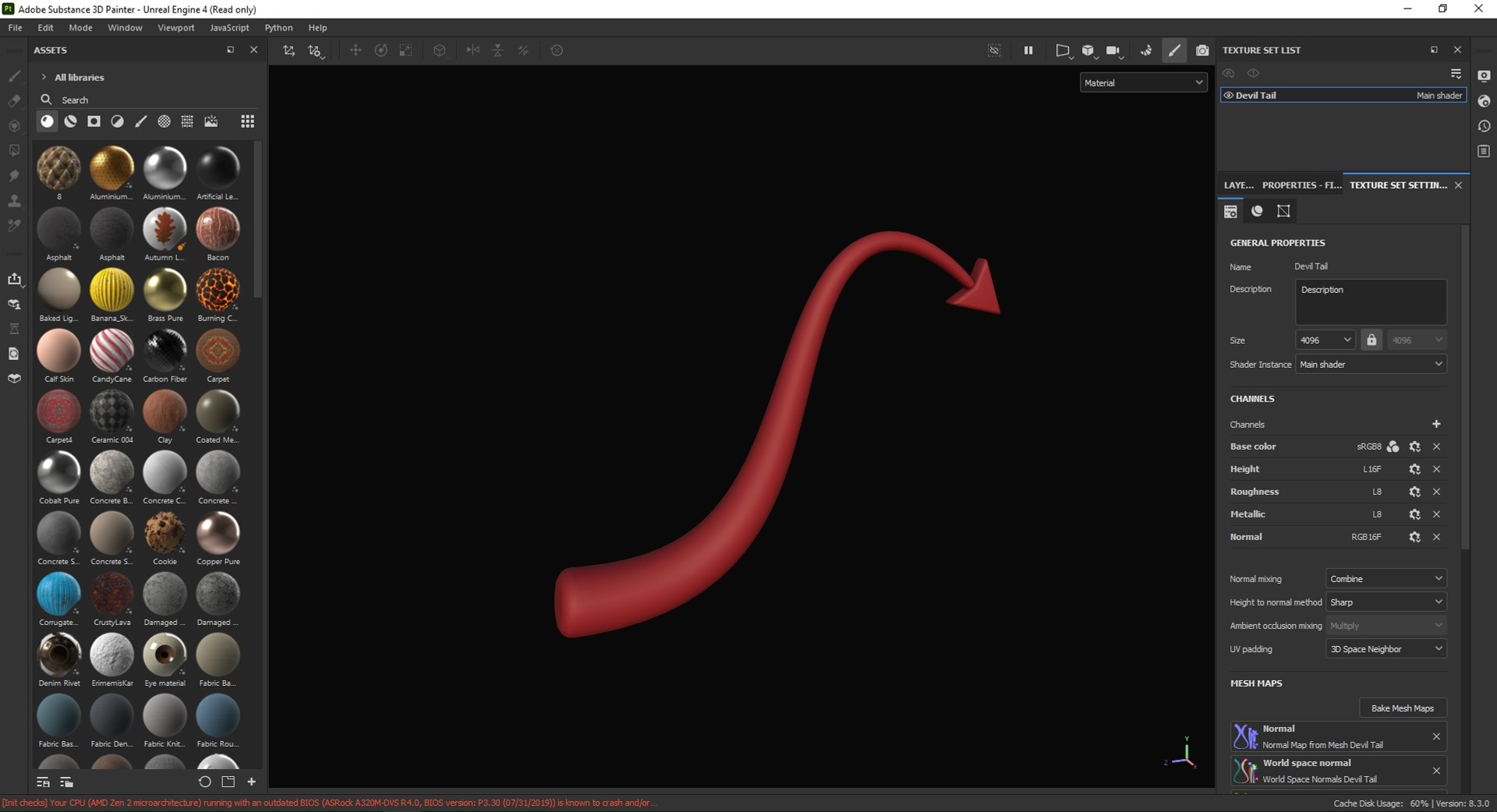 3D Devil Tail Model - TurboSquid 2112469
