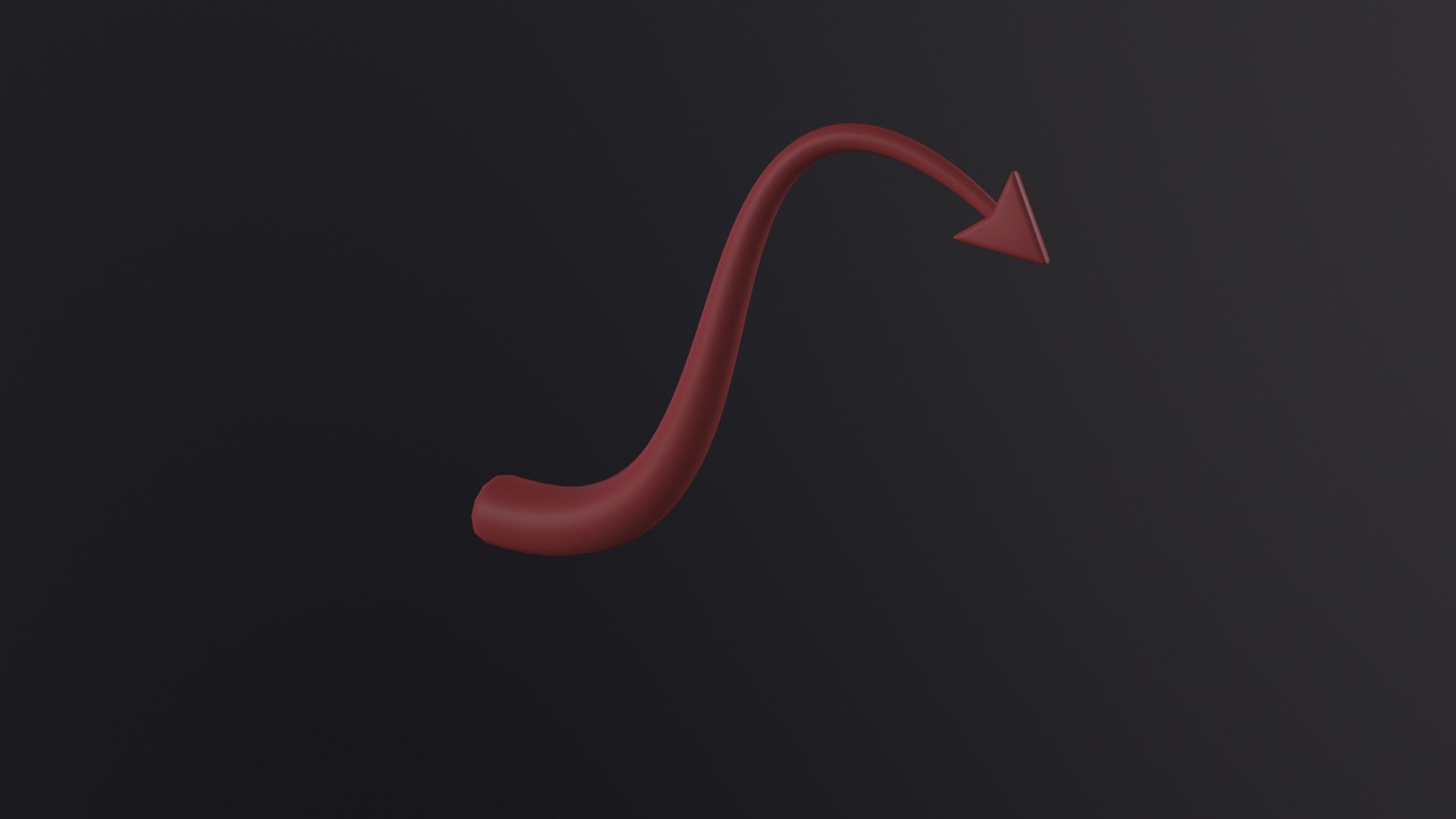 3D Devil Tail Model - TurboSquid 2112469
