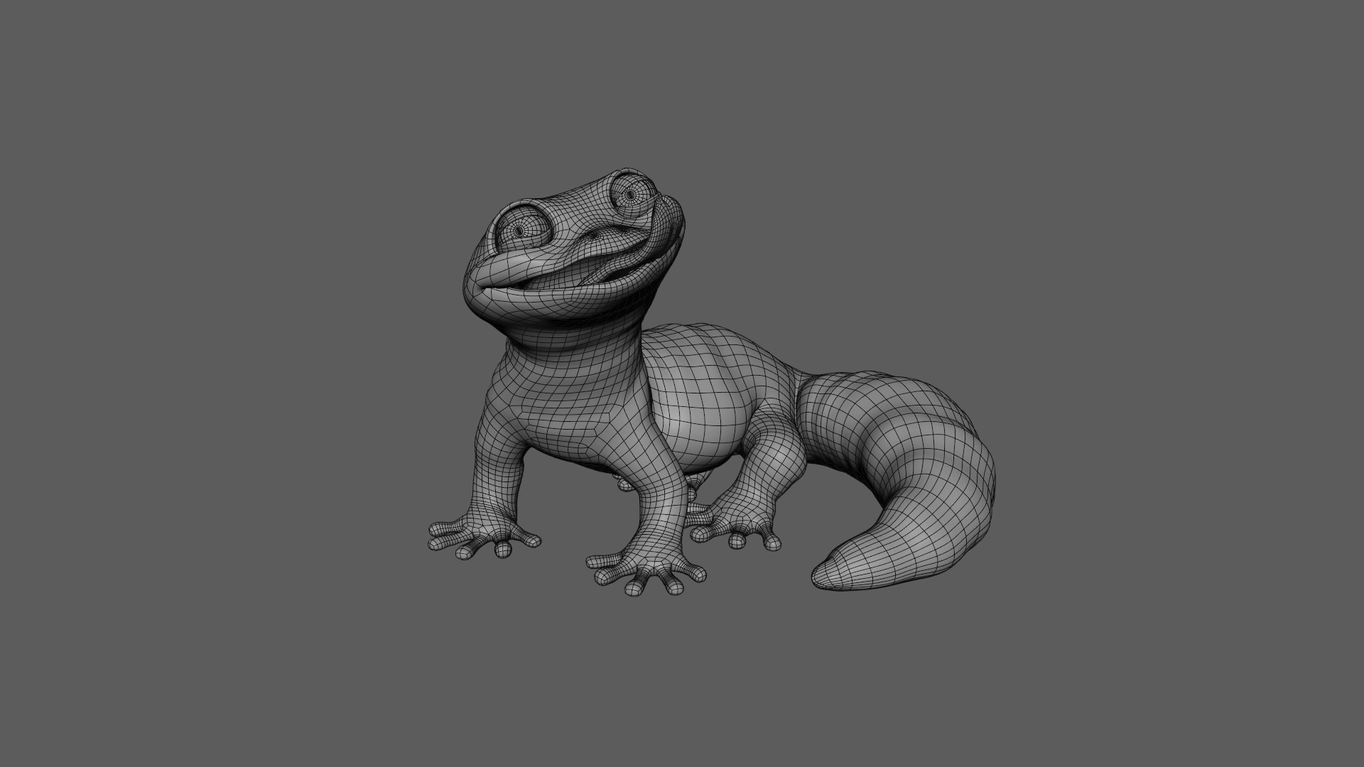 3D Stylized Gecko Mid PolyPBR 4K OBJ FBX USD Blend ABC 2 Skins Multiple ...