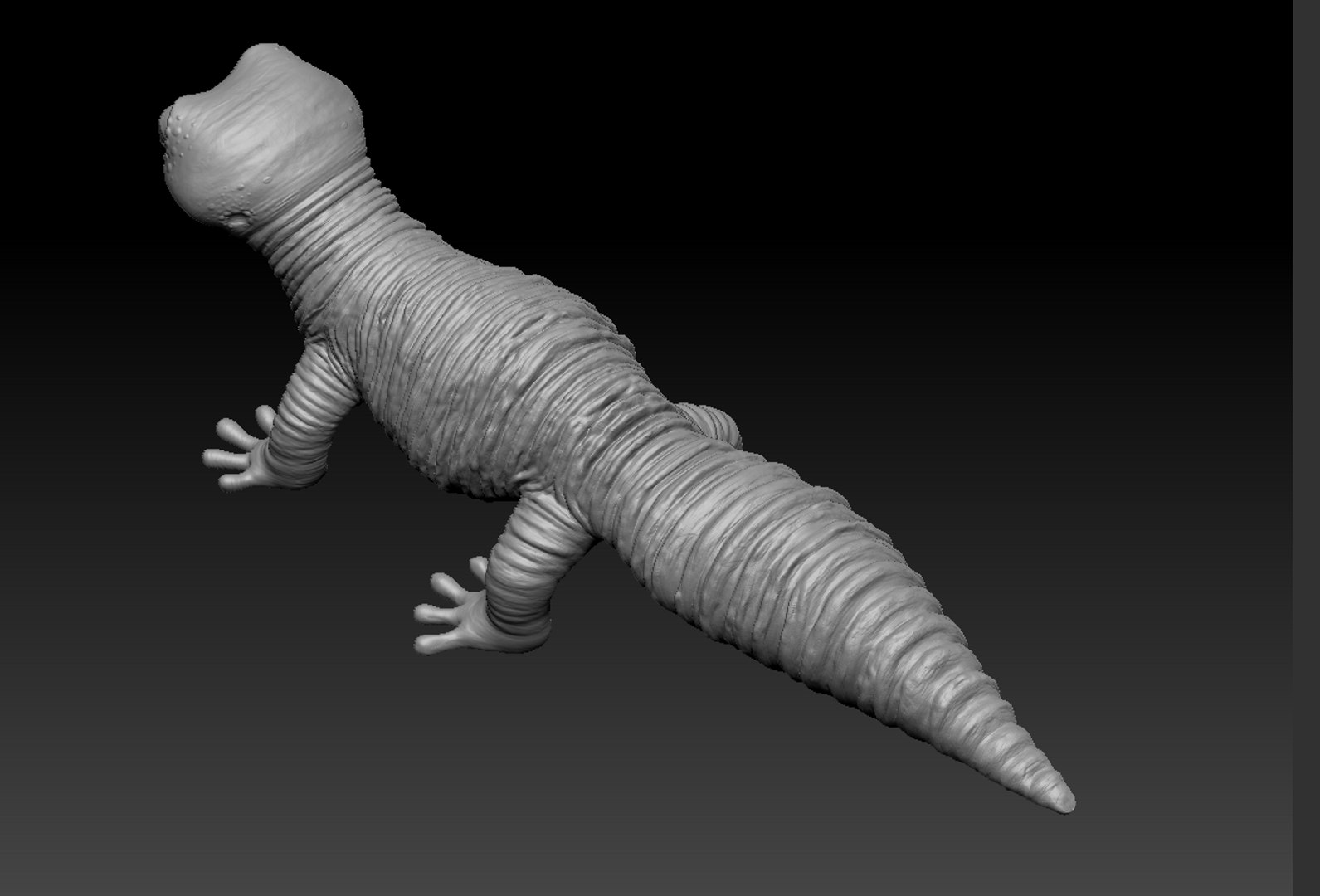 3D Stylized Gecko Mid PolyPBR 4K OBJ FBX USD Blend ABC 2 Skins Multiple ...