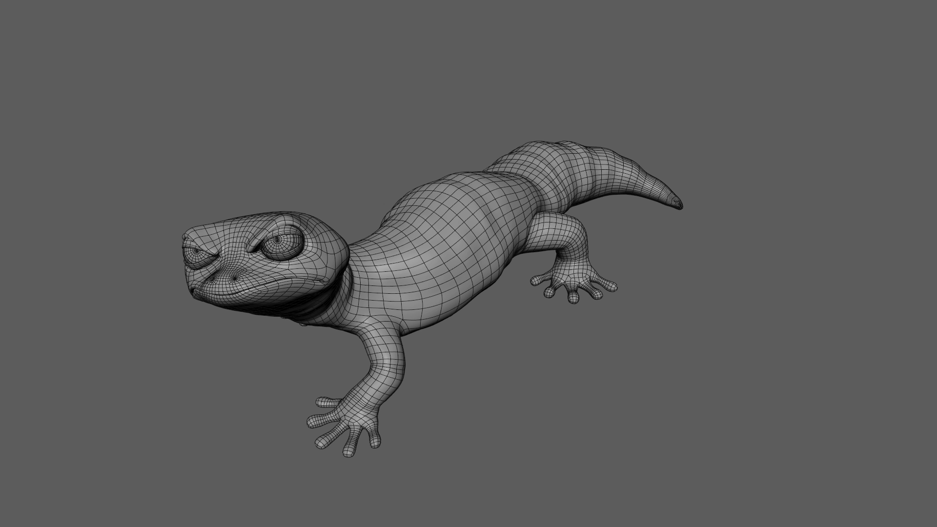 3D Stylized Gecko Mid PolyPBR 4K OBJ FBX USD Blend ABC 2 Skins Multiple ...