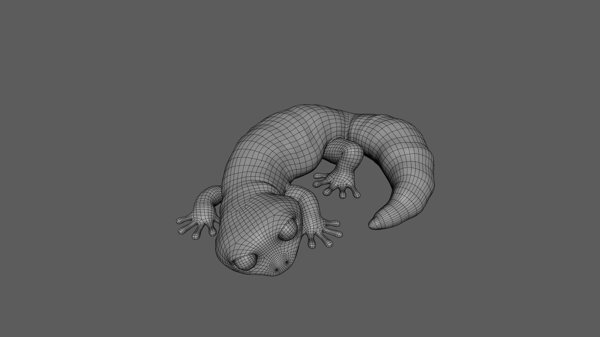 3D Stylized Gecko Mid PolyPBR 4K OBJ FBX USD Blend ABC 2 Skins Multiple ...