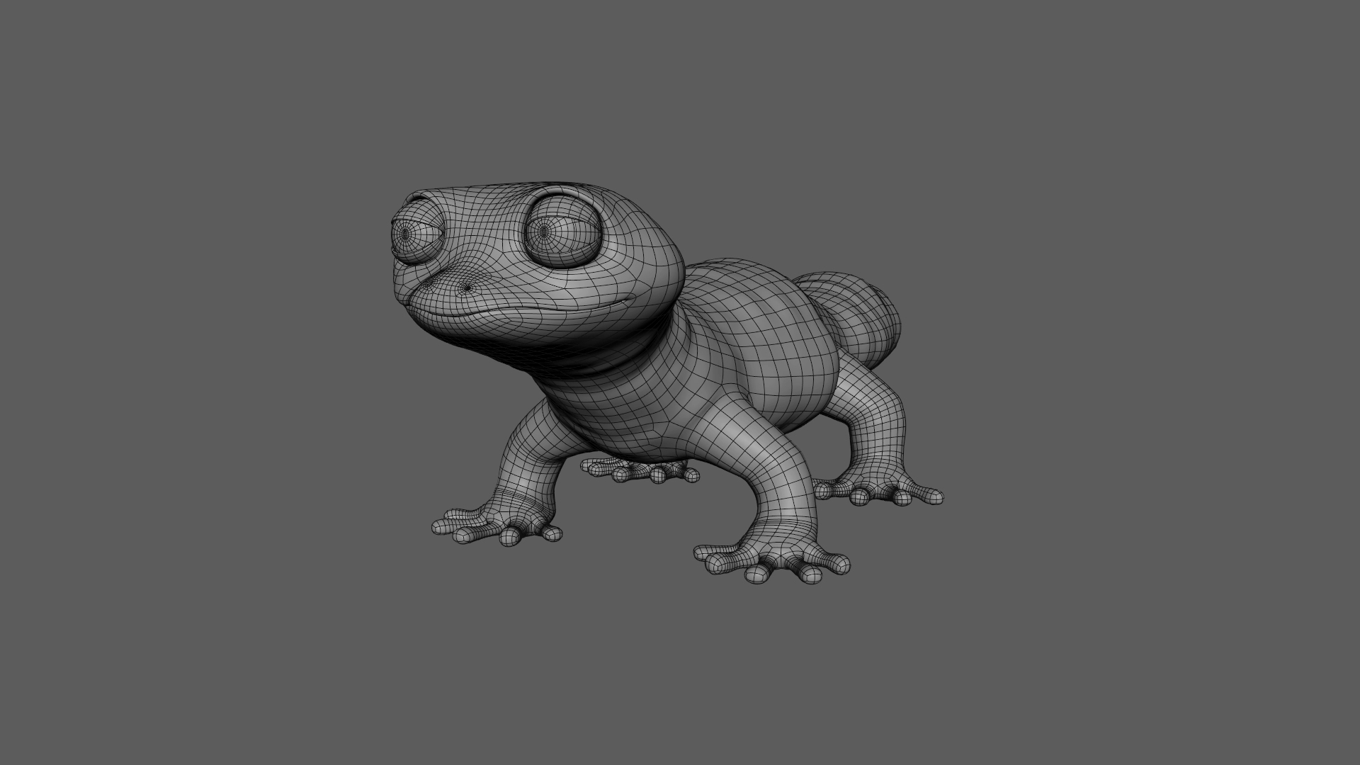 3D Stylized Gecko Mid PolyPBR 4K OBJ FBX USD Blend ABC 2 Skins Multiple ...