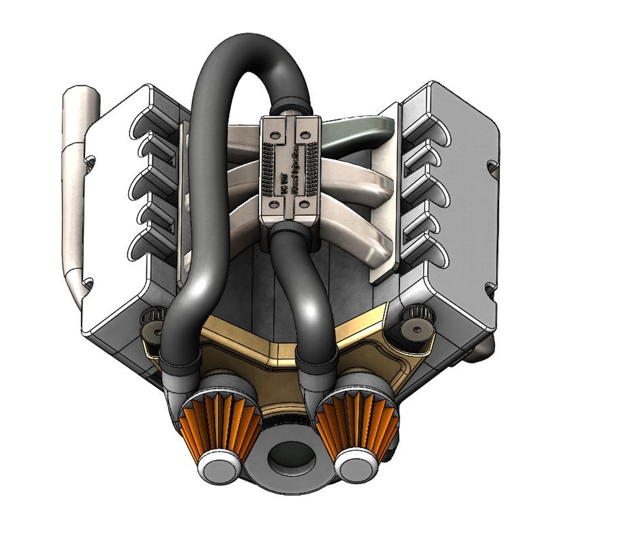 3D V6 Engine Model - TurboSquid 1251576