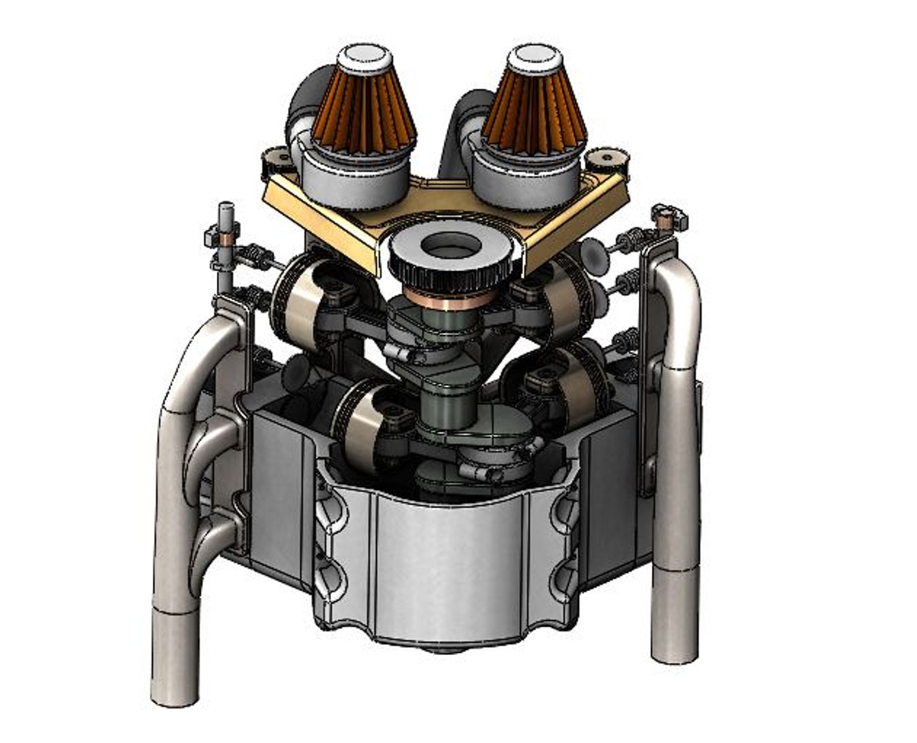 3D v6 engine model - TurboSquid 1251576