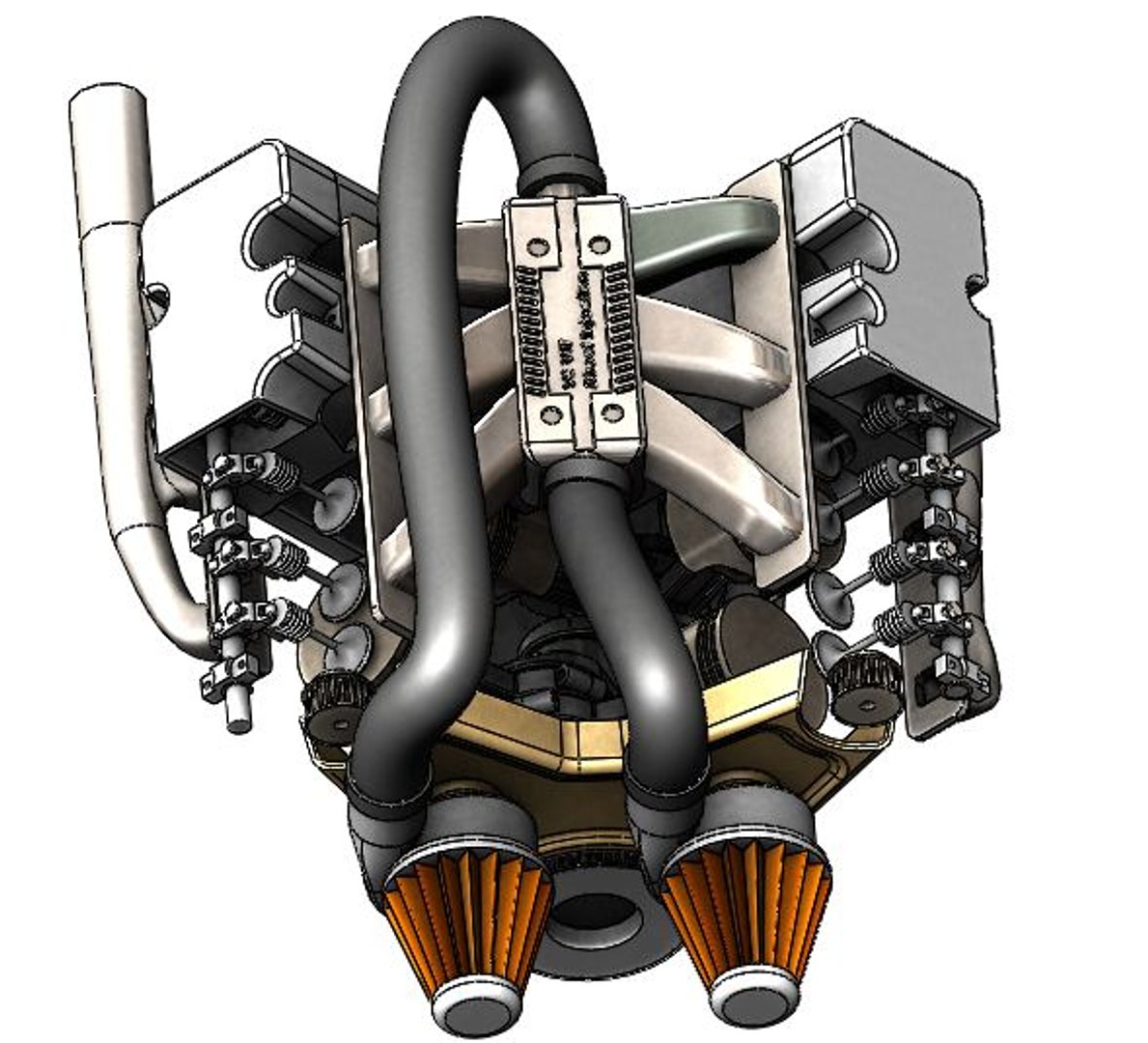 3D v6 engine model - TurboSquid 1251576