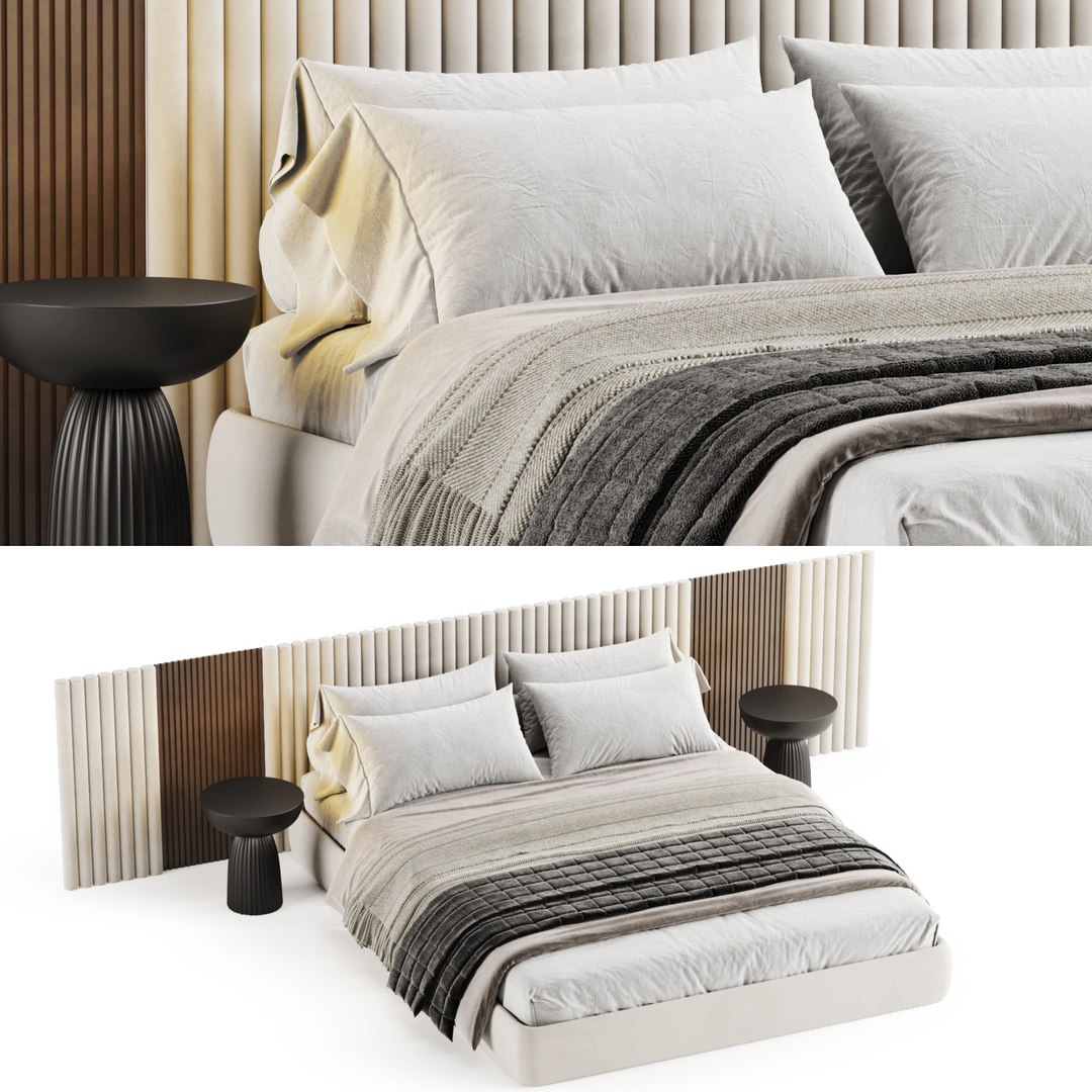 Bed 01 Model - TurboSquid 2099967