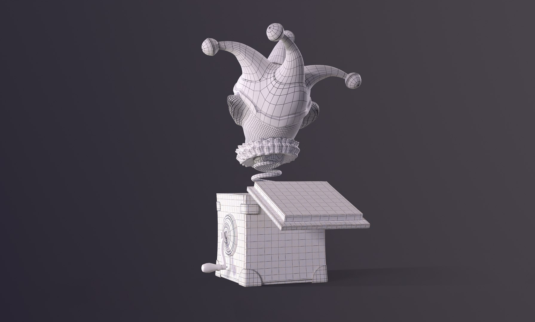 3D Scary Toy Clown In The Box - TurboSquid 1982895