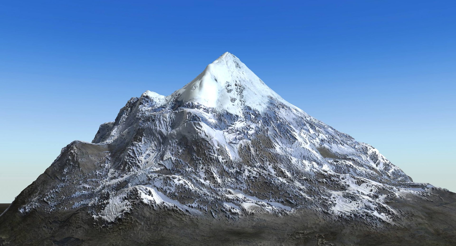 mountain mount 3d model