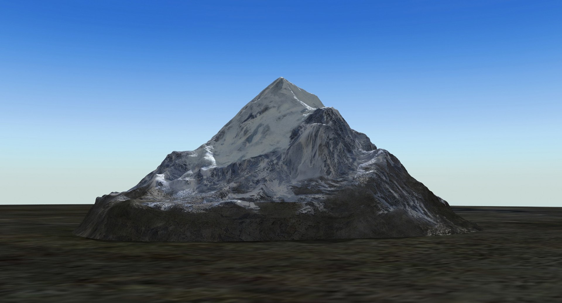 mountain mount 3d model