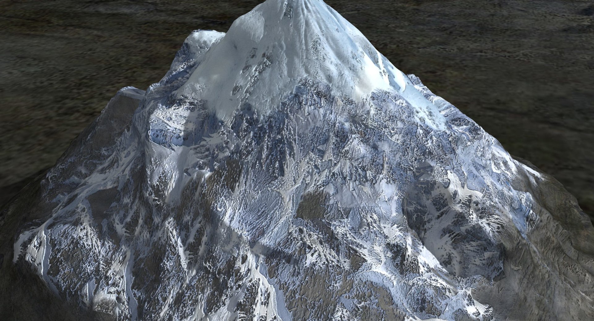 mountain mount 3d model
