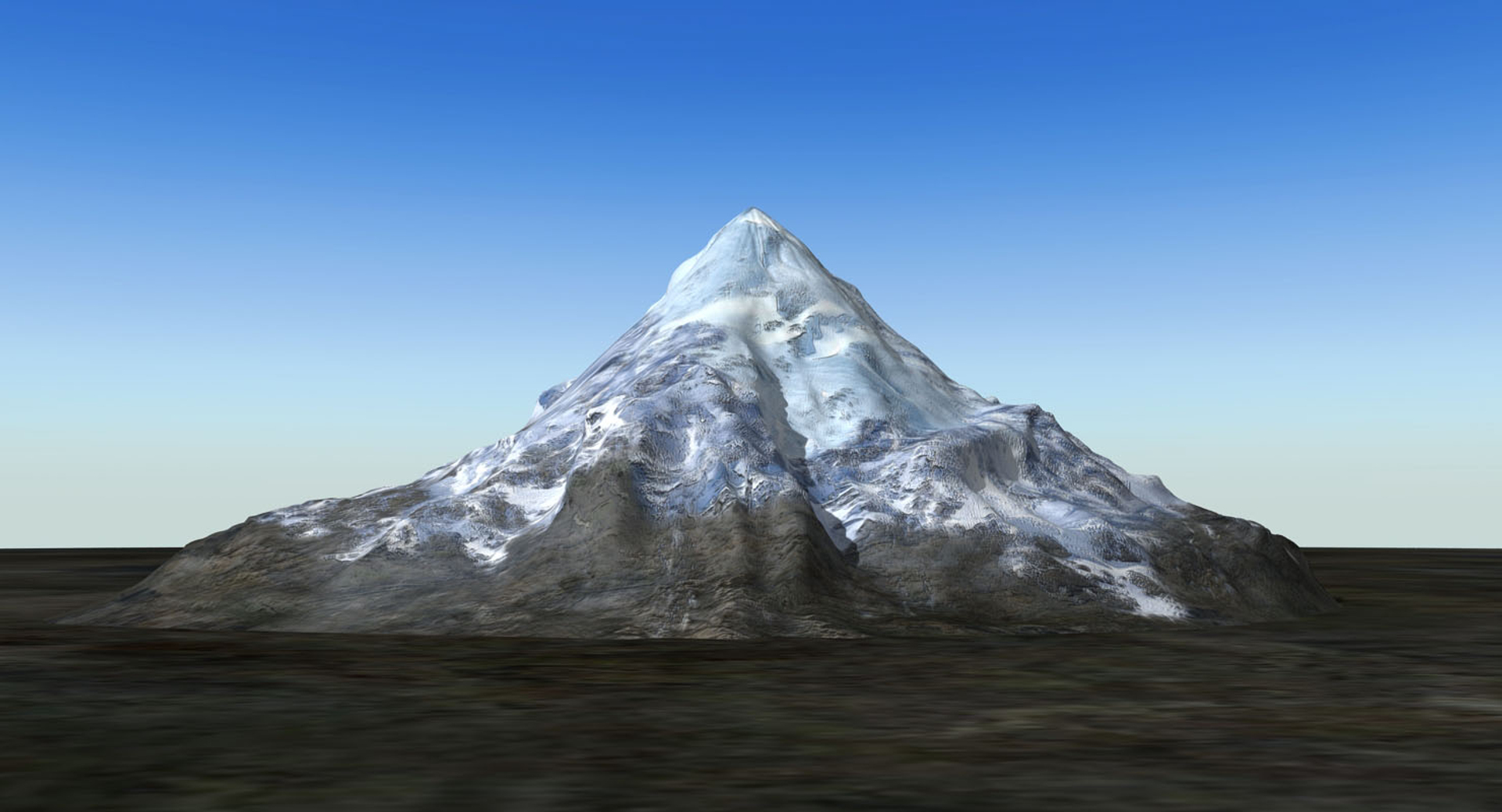 mountain mount 3d model