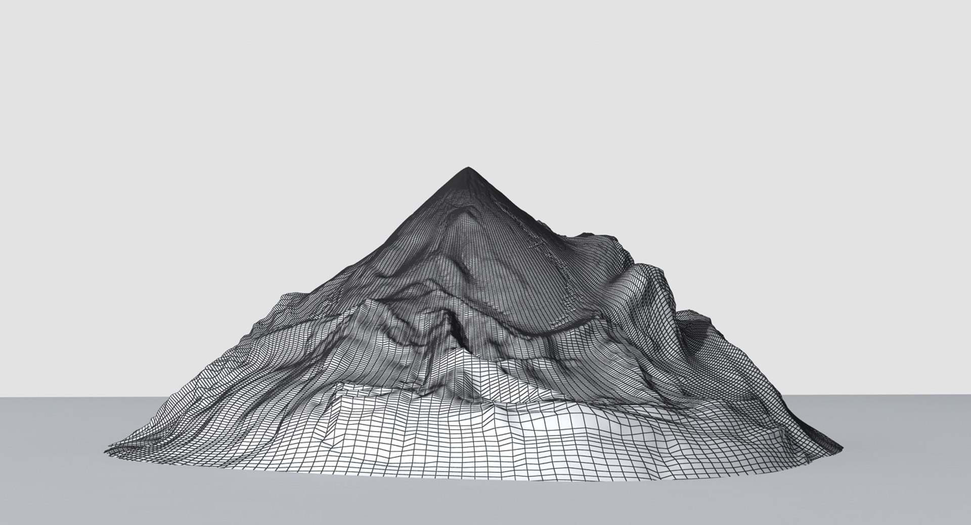 mountain mount 3d model