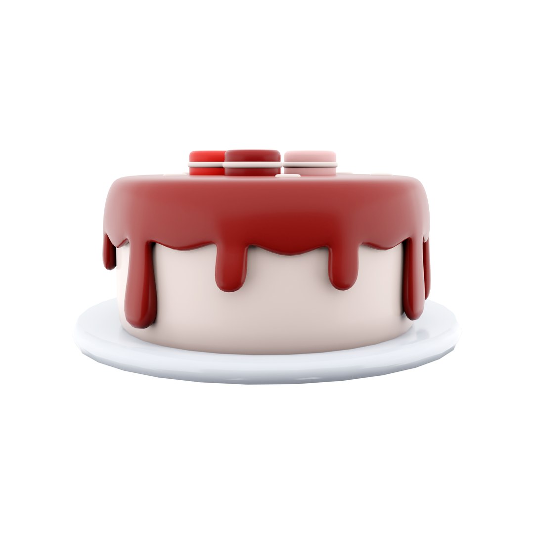 3D Cake Icon - TurboSquid 2044239