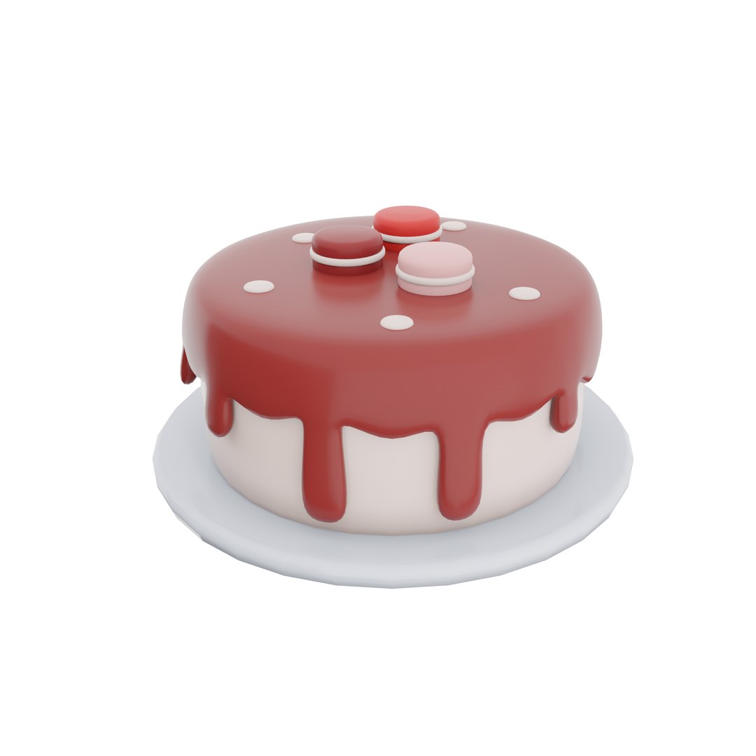 3D Cake Icon - TurboSquid 2044239