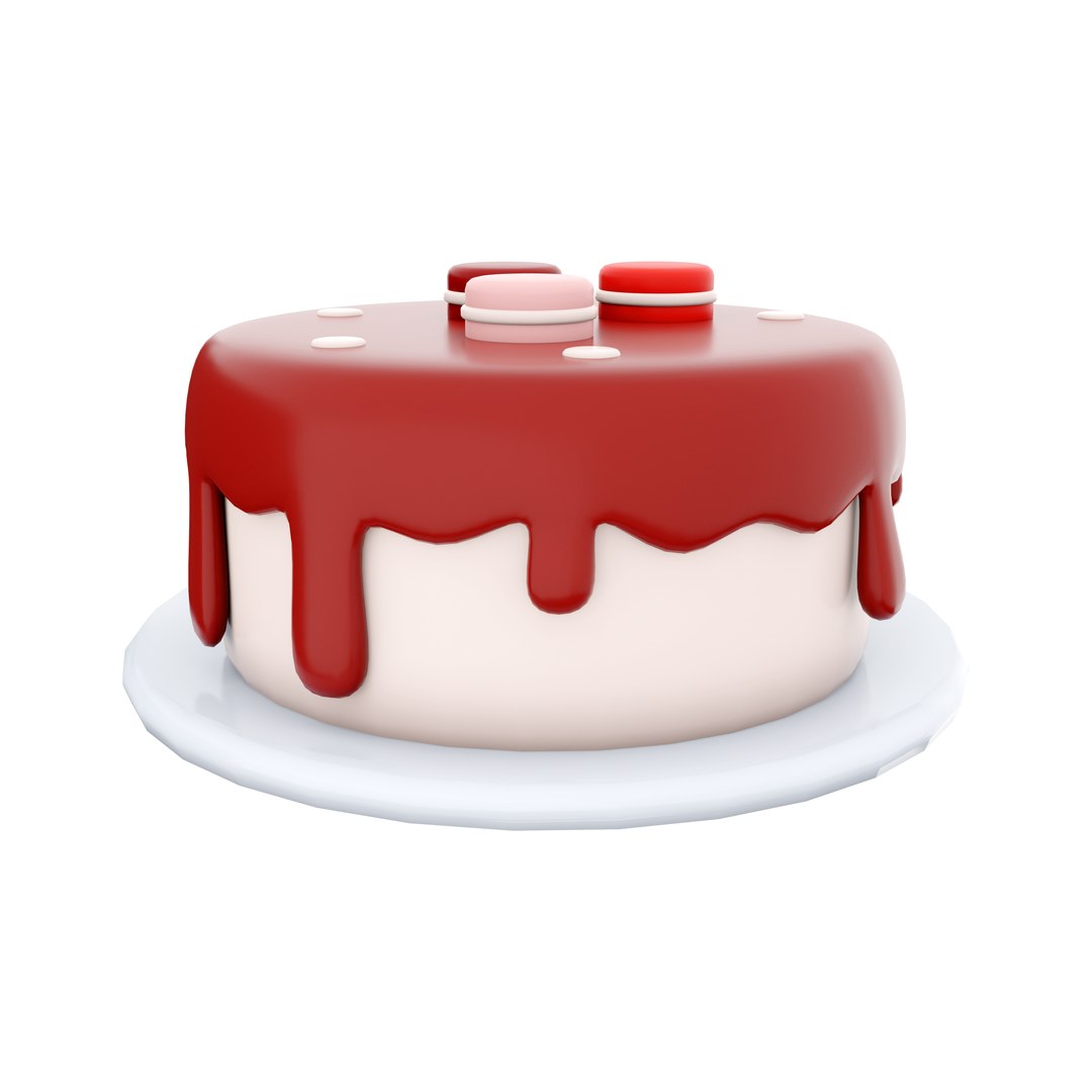 3D Cake Icon - TurboSquid 2044239