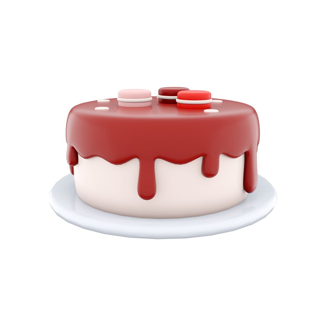 3D Cake Icon - TurboSquid 2044239