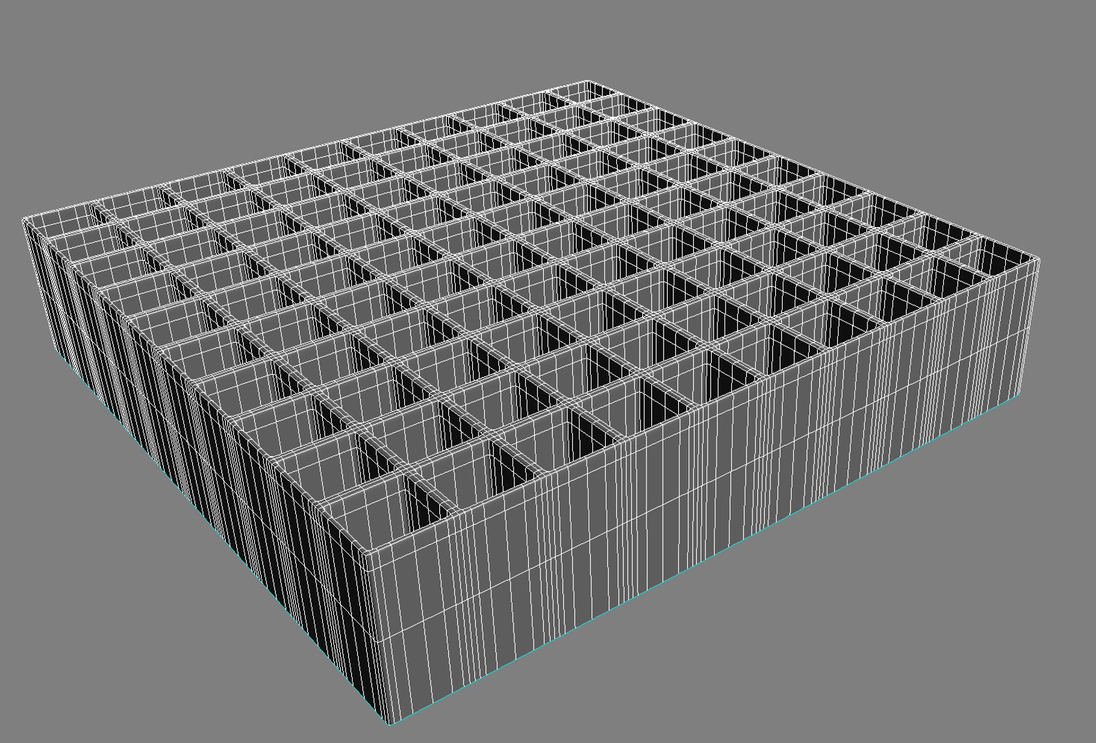 Grid Subdivision Model - TurboSquid 1198763